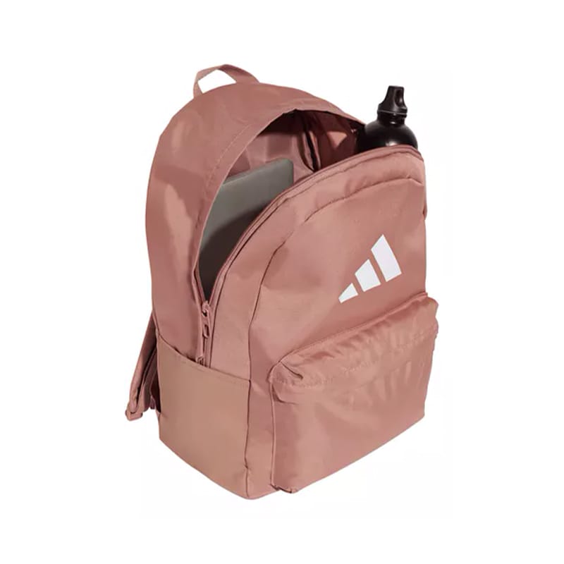 Morral Adidas Classic 3 Rayas Palo de Rosa